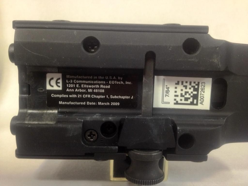 SOLD)))EOTech L-3 Holographic Gun Sight - Model 516.A65/1 $380*** - Calguns.net